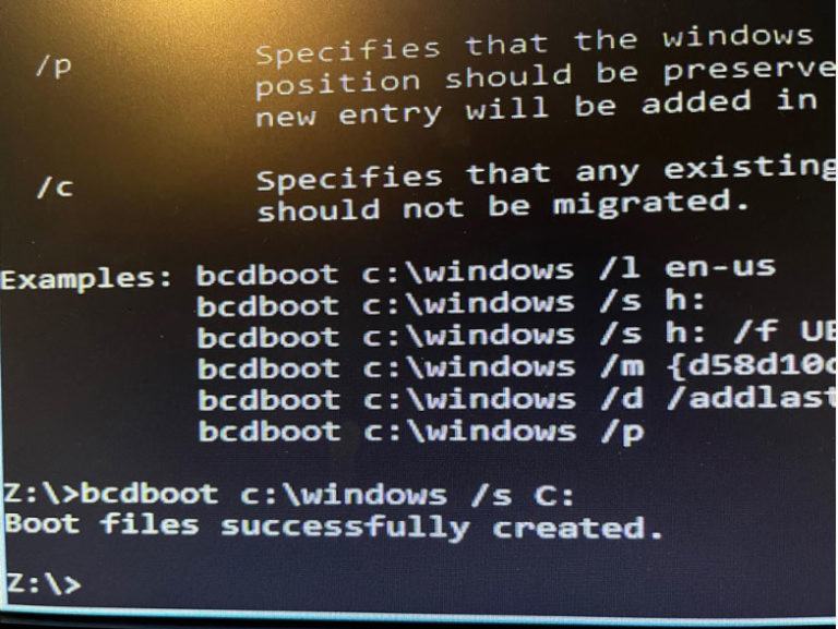 How to fix “Reboot and Select proper Boot device” with BCDBoot - Cyber ...