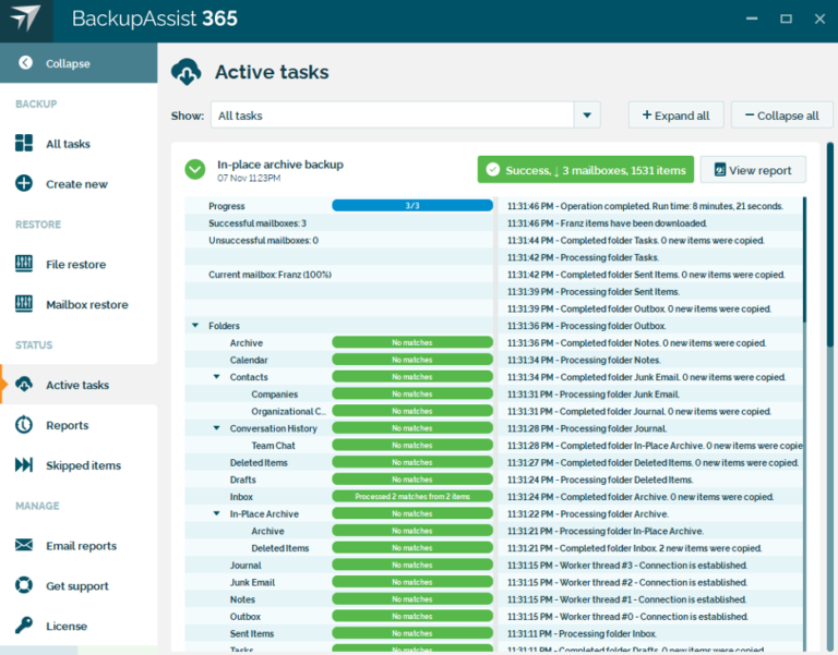 What are in-place archives in Office 365 and how do I back them up ...
